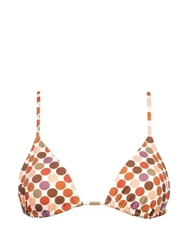 ERES Polka Dot Triangle Bikini Top - Multicolour
