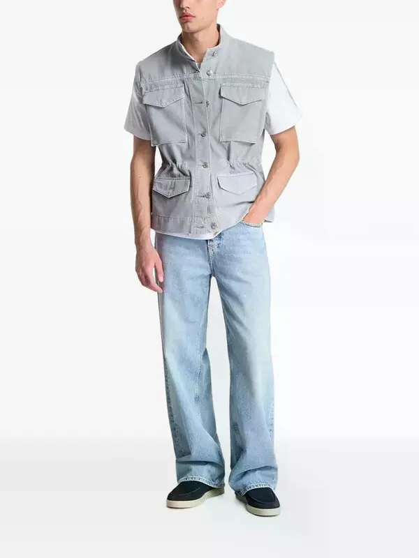 Calvin Klein Multi-pocket Sleeveless Waistcoat