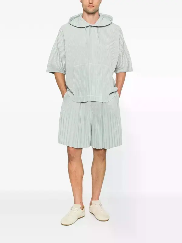 Issey Miyake Plissé Hoodie - Grey