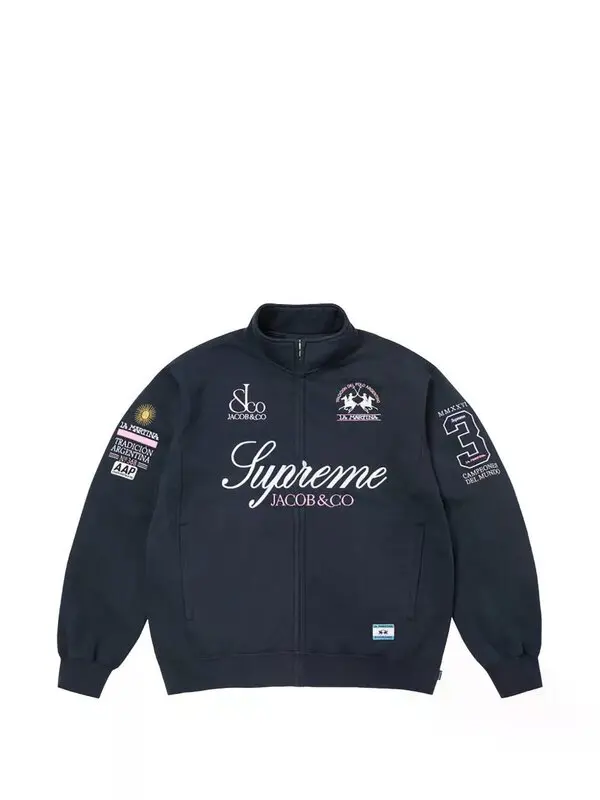 Supreme X La Martina X Jacob & Co Zip-up Sweatshirt - Blue