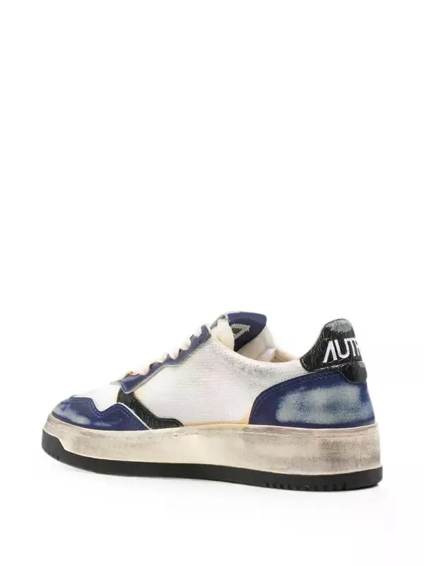 AUTRY Distressed-effect Leather Sneakers