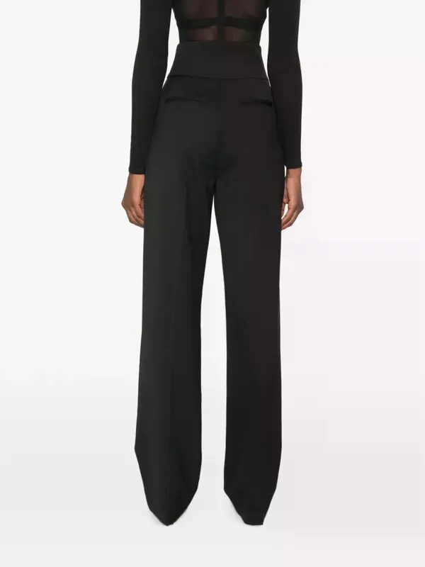 Elisabetta Franchi High-waisted Wide-leg Trousers