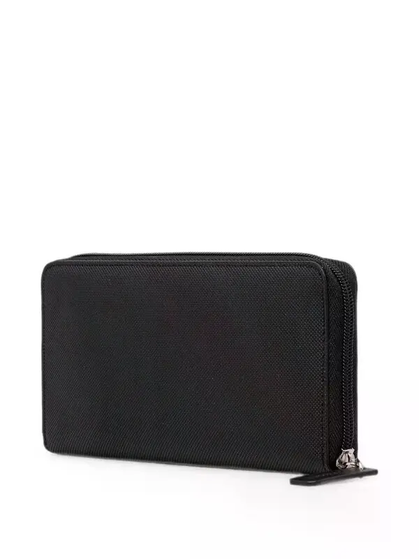 Lacoste Logo-patch Zip-around Wallet - Black