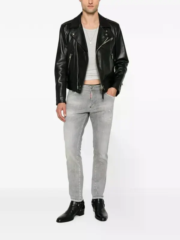 Dsquared2 Skater Distressed Logo-tag Denim Jeans