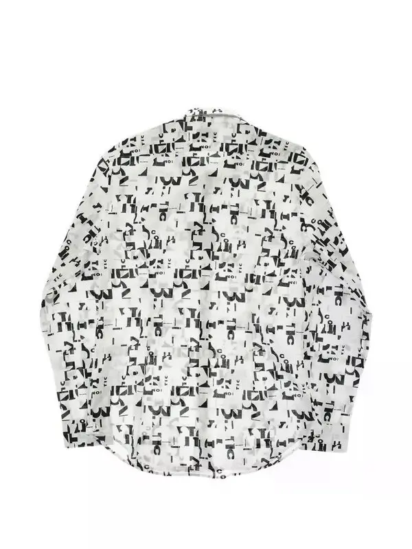 Corneliani Monogram-motif Cotton Shirt