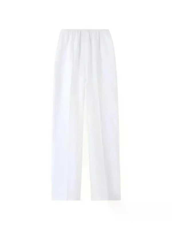 Loro Piana Sven Elasticated-waistband Trousers - White