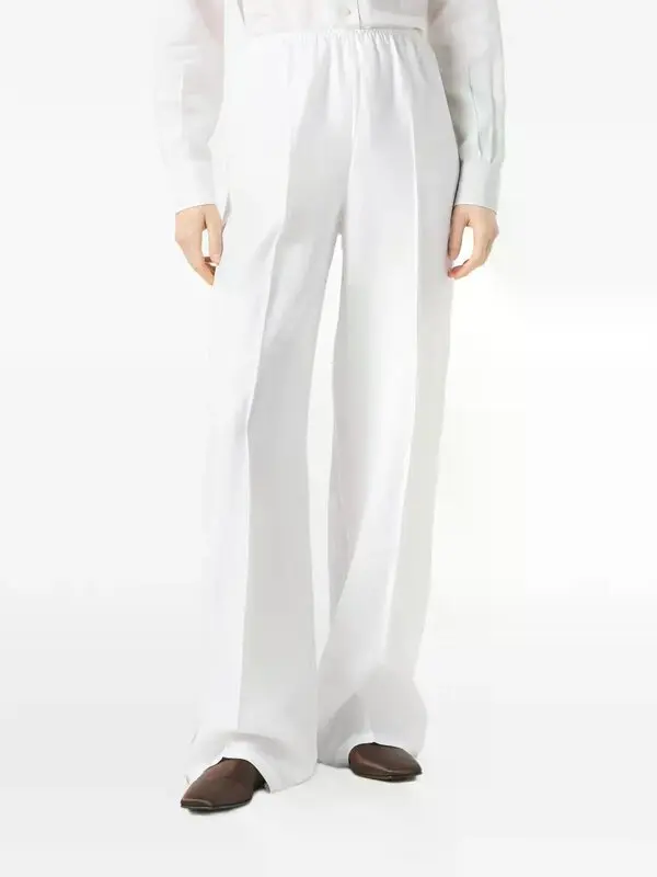 Loro Piana Sven Elasticated Waistband Trousers - White