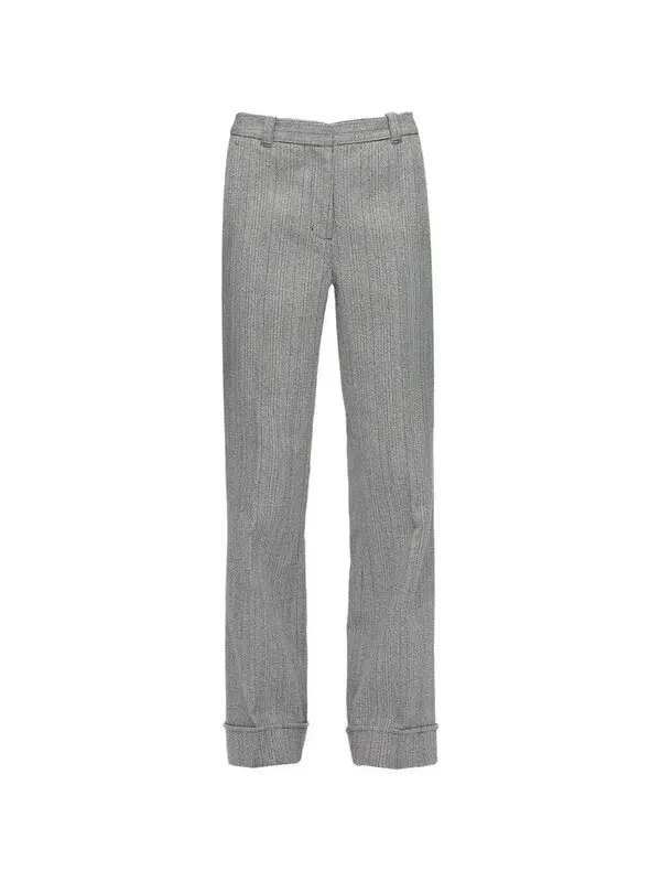 3.1 Phillip Lim Jaspé Turn-up-hem Trousers