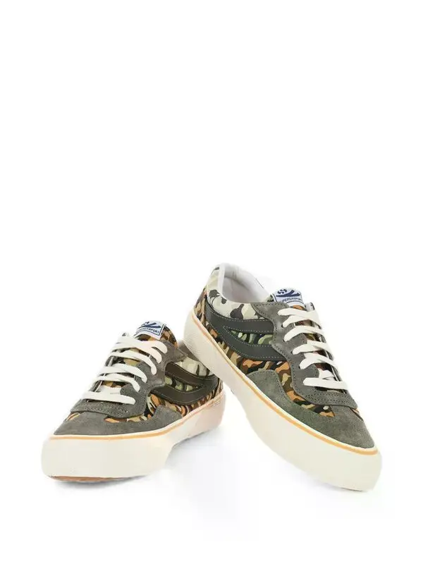 Superga Camouflage-print Low-top Sneakers