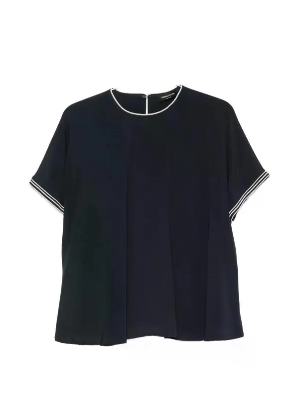 Fabiana Filippi Striped Trim Blouse