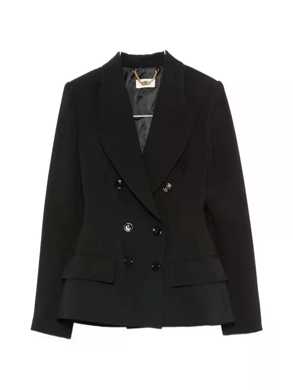 Elisabetta Franchi Double-breasted Peaked-lapel Blazer