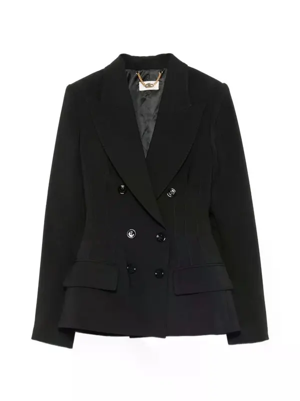 Elisabetta Franchi Double-breasted Peaked-lapel Blazer