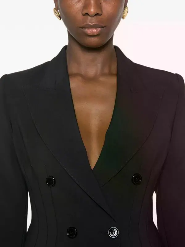 Elisabetta Franchi Double-breasted Peaked-lapel Blazer