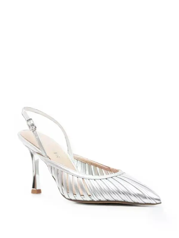 CAFÈNOIR Slingback Stiletto Pumps With Cage Detail