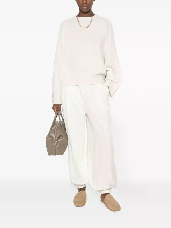 Brunello Cucinelli Raglan-sleeve Ribbed-trim Sweater