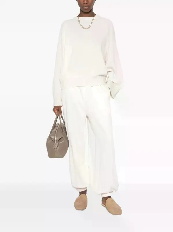 Brunello Cucinelli Raglan Sleeve Ribbed Trim Sweater