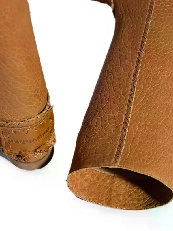 Dsquared2 Camping Whipstitch-trim Boots