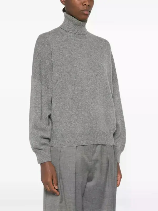 Brunello Cucinelli Fine Knit Roll Neck Sweater