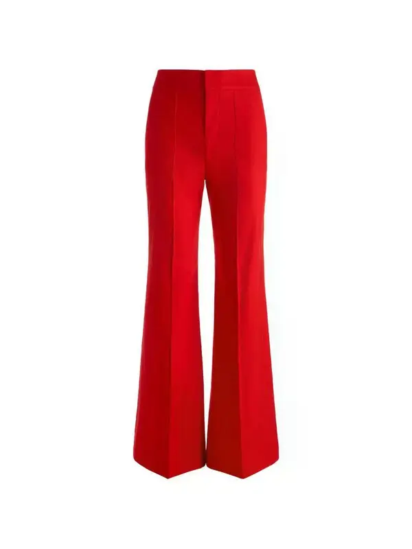 Alice + Olivia Dylan Wide-leg Trousers - Red