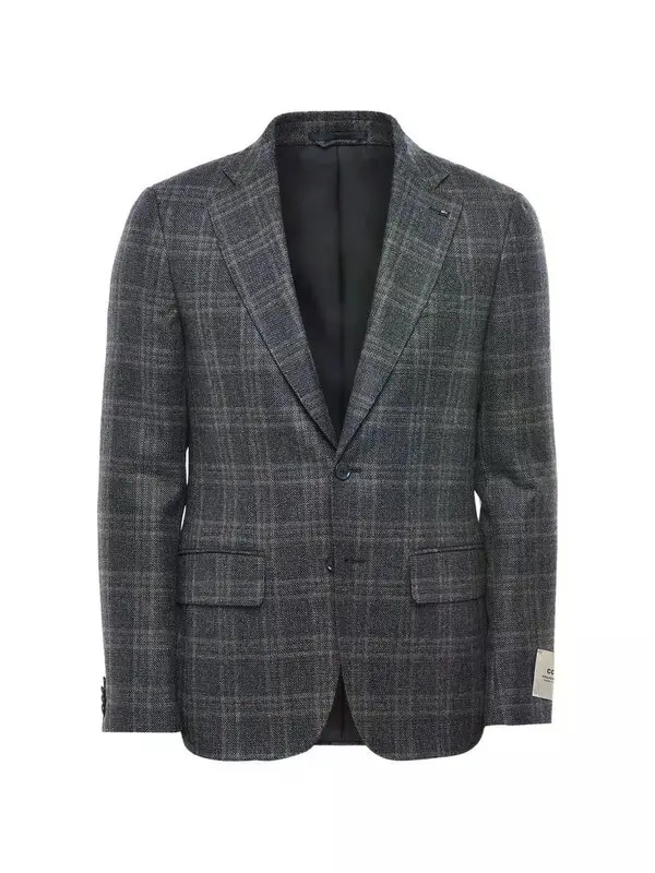 Corneliani Tartan Single-breasted Blazer
