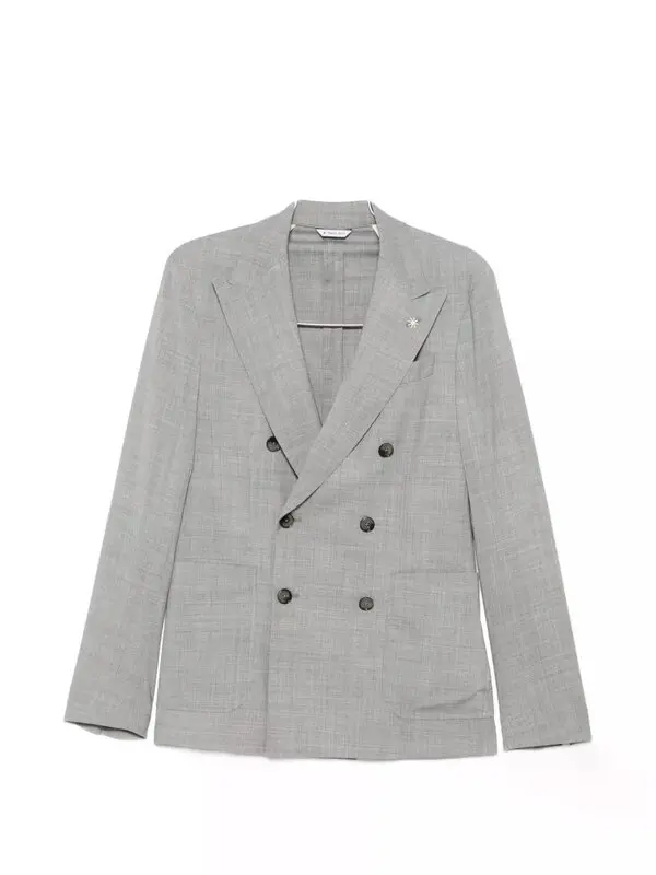 MANUEL RITZ Double-breasted Wool Suit
