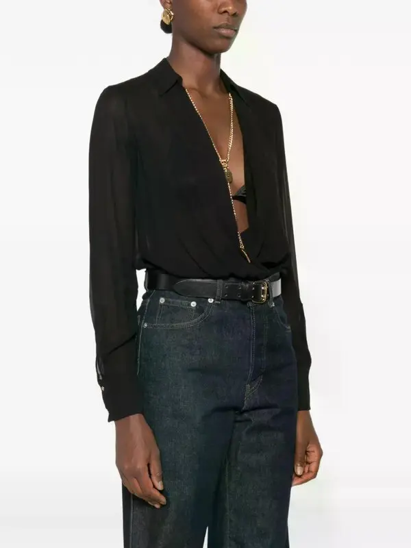 Elisabetta Franchi Wrap-style Long-sleeve Bodie