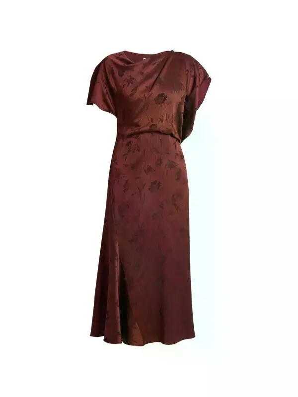 Erdem Floral-jacquard Creponne Midi Dress