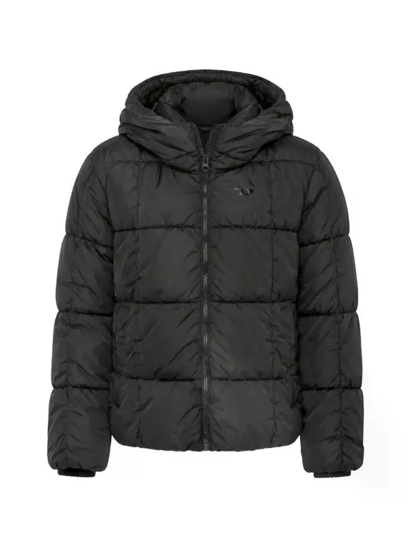 DIESEL® W-ralle-out Quilted Hooded Jacket - Black