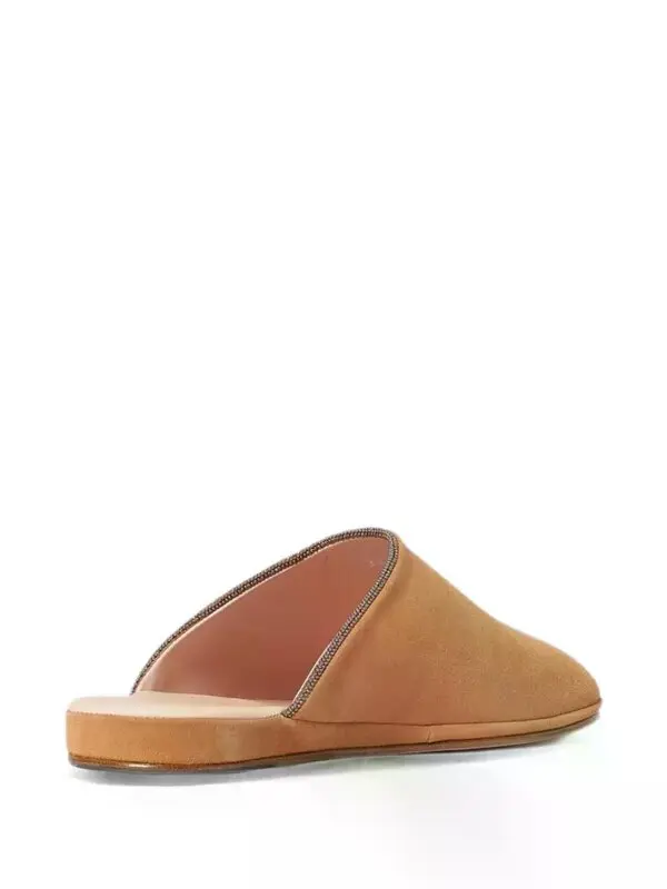 Fabiana Filippi Suede Slippers