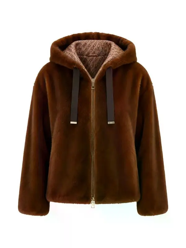 Herno Faux-fur Hooded Jacket