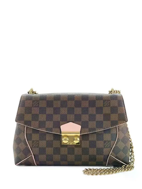 LOUIS VUITTON Caissa Damier Ebène Canvas Shoulder Bag - Brown