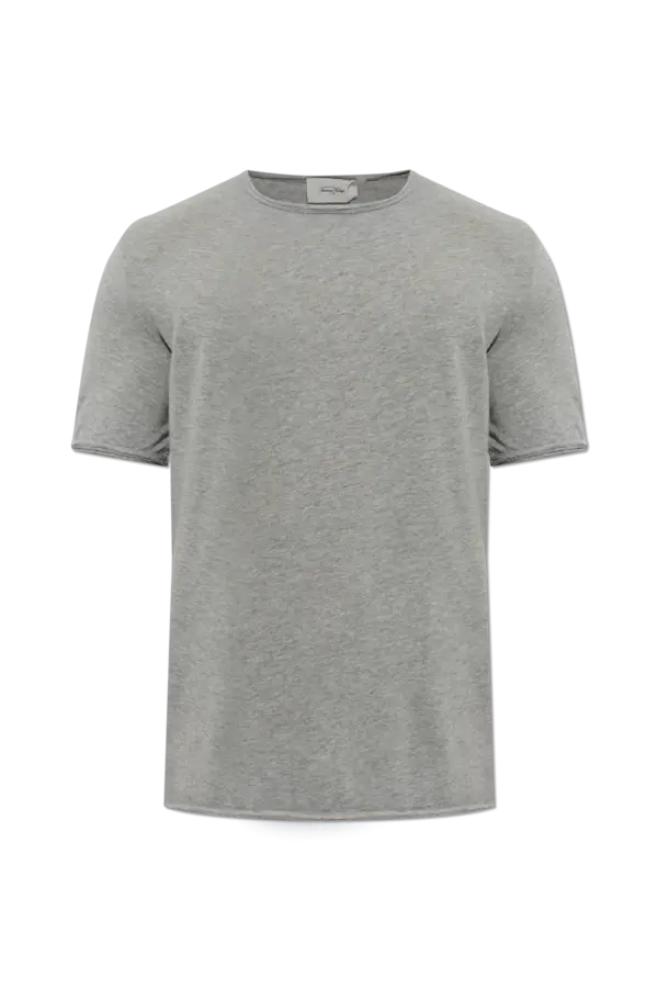American Vintage T-shirt With Raw Edges