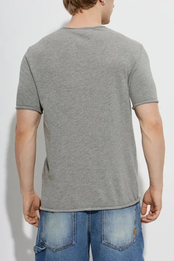 American Vintage T-shirt With Raw Edges