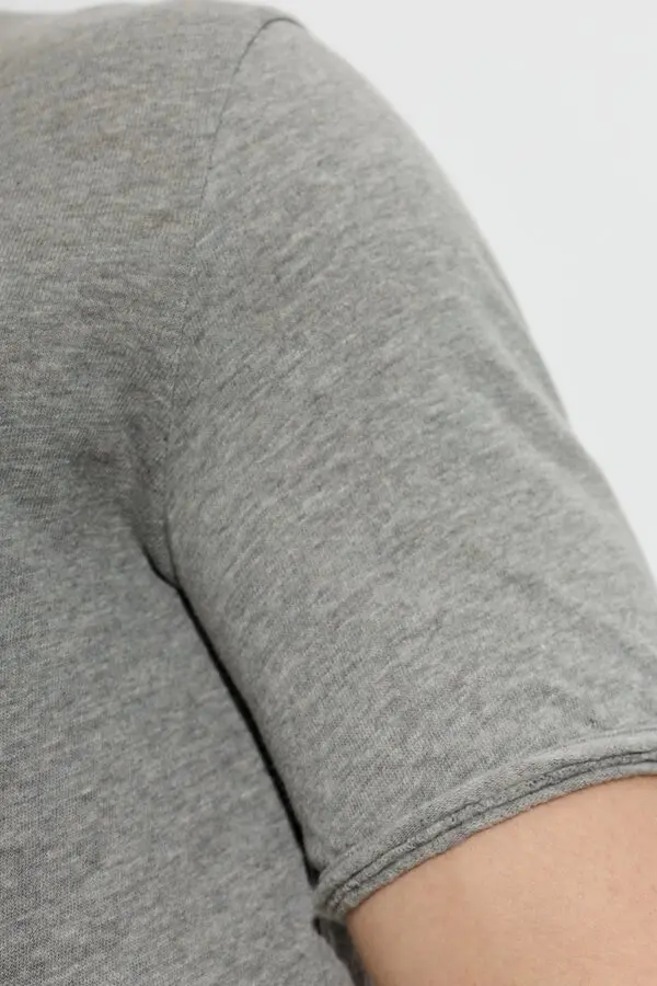American Vintage T-shirt With Raw Edges
