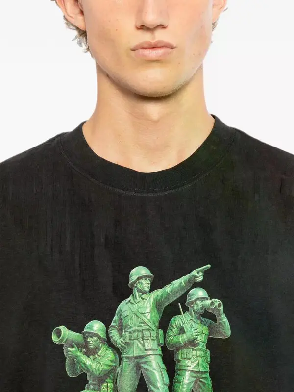 MELT Graphic-print T-shirt - Black