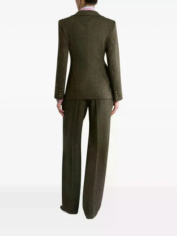 Etro Single-breasted Wool-blend Jacquard Jacket