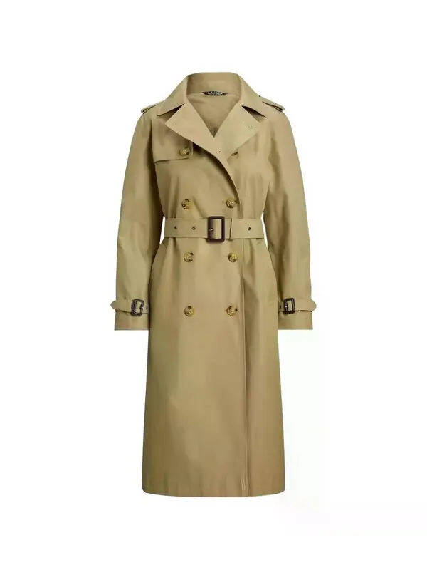Ralph Lauren Double-breasted Belted Trench Coat - Neutrals