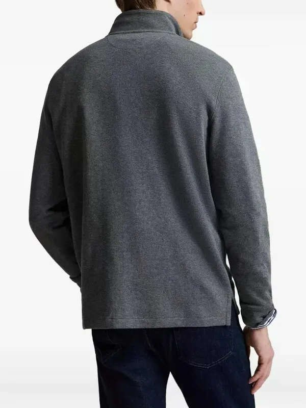 Polo Ralph Lauren Estate Rib Quarter-zip Sweater - Grey