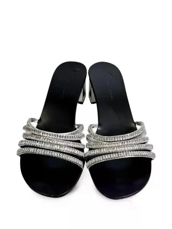 GIUSEPPE ZANOTTI Rhinestone-embellished Heeled Sandals