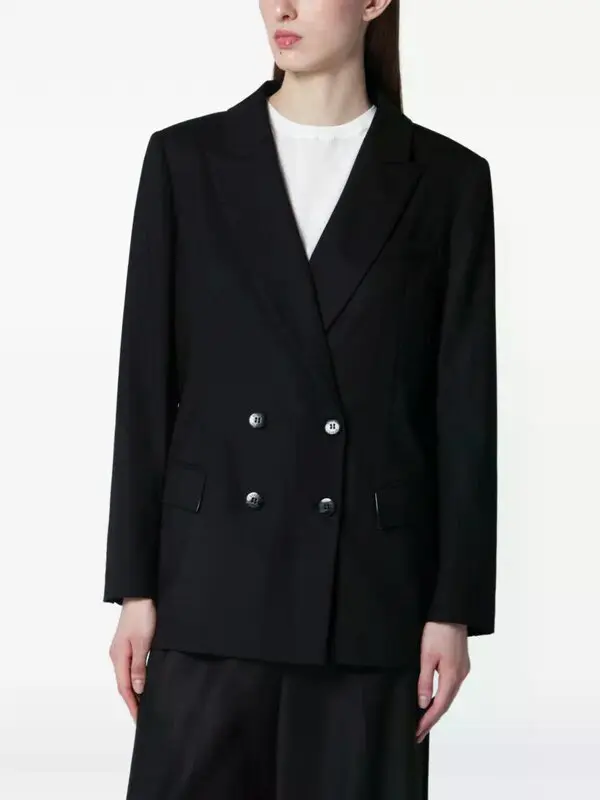 VITOVI Flap-pocket Double-breasted Blazer