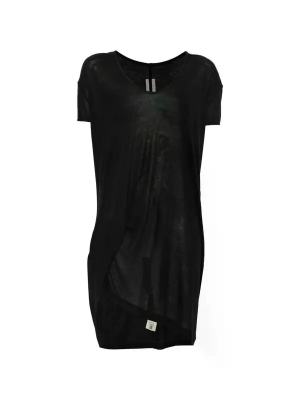 Rick Owens V-neck Jersey T-shirt - Grey