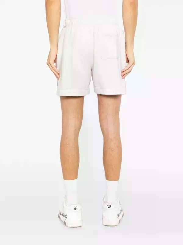 MELT Graphic Print Elasticated Drawstring Shorts - Neutrals