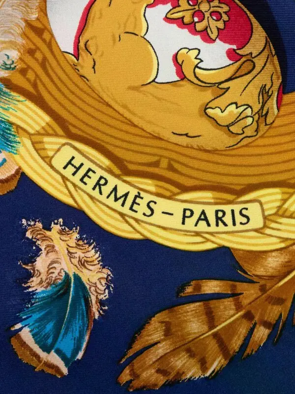 Hermès 2000-2026 Couvee D Silk Scarf 90 Scarves