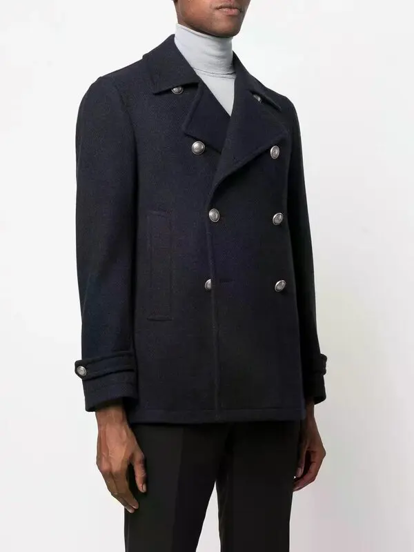 Tagliatore Double-breasted Wool-cashmere Coat