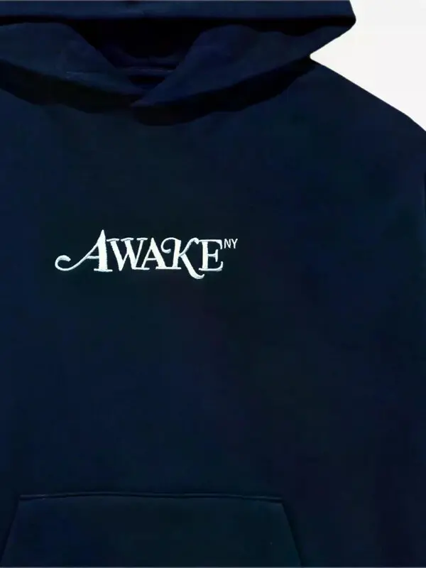 AWAKE NY Logo-embroidered Hoodie