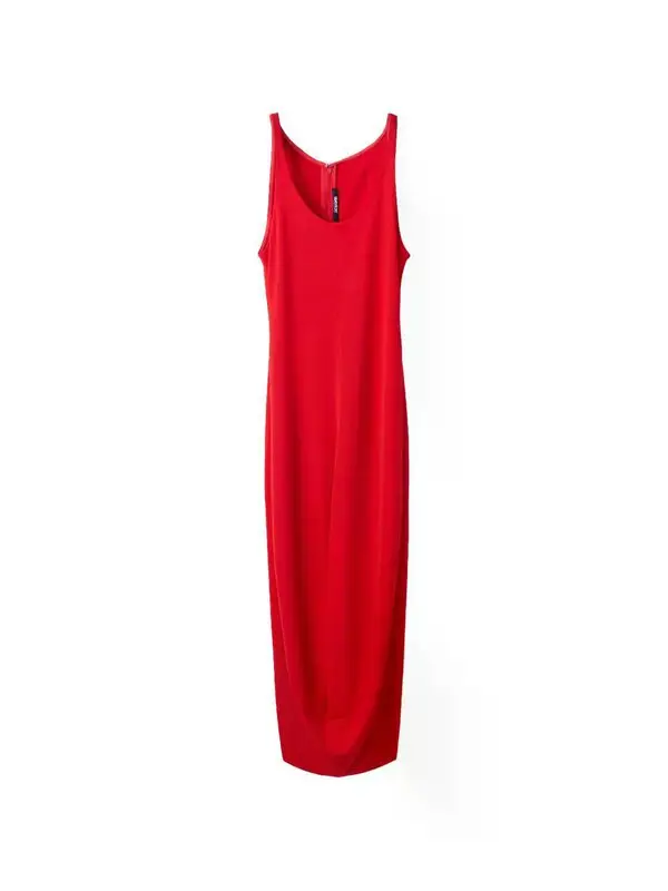 Jacquemus Regata Scoop-neck Sleeveless Midi Dress