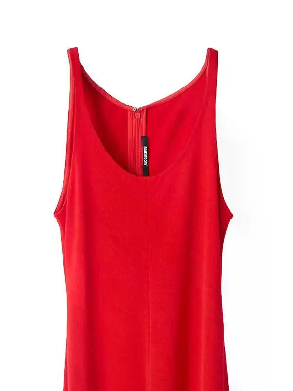 Jacquemus Regata Scoop-neck Sleeveless Midi Dress