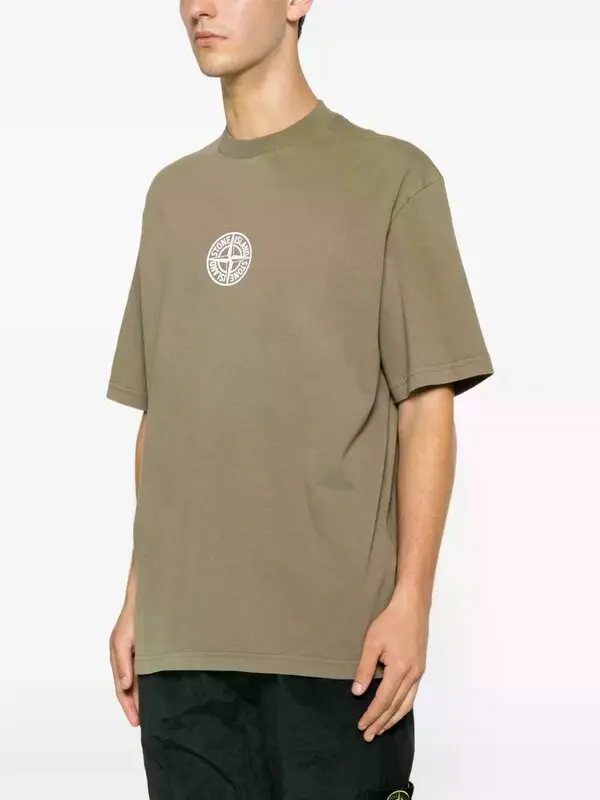 Stone Island Logo-print Short-sleeve T-shirt