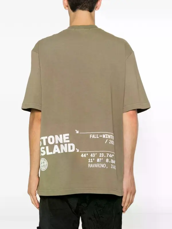 Stone Island Logo-print Short-sleeve T-shirt