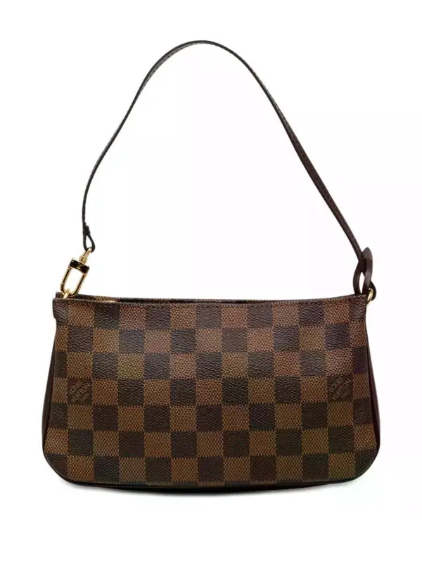 LOUIS VUITTON 2004 Damier Ebene Navona Shoulder Bag
